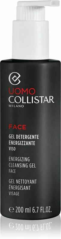 Collistar Очищающий гель для лица Uomo Energizing Cleansing Gel Face 200 мл