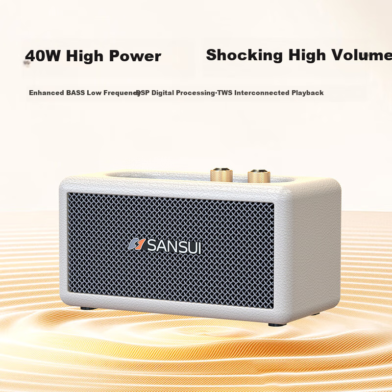Портативная Bluetooth-колонка SANSUI Q3, цвет white
