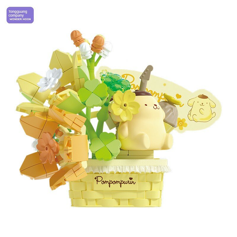 Sanrio Pochacco Микро Свет Ручная Сборка Парфюмерная Бутылка с Наклейками