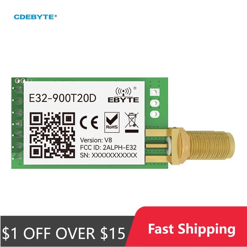 CDEBYTE E32-900T20D V8 LoRa Беспроводной радиомодуль