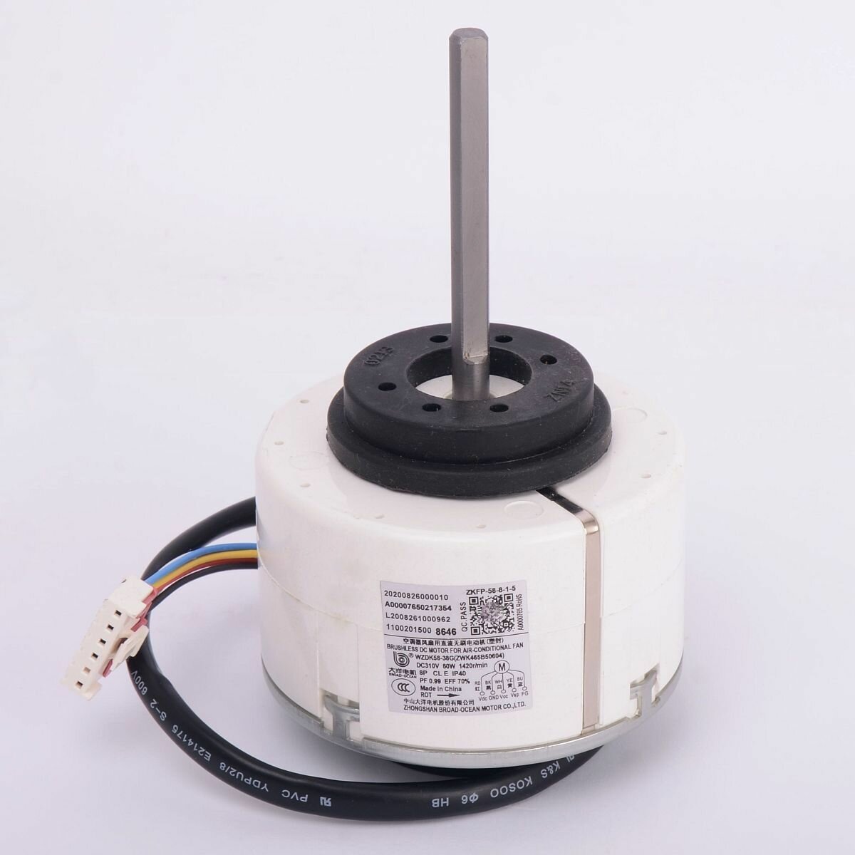 Электродвигатель внутреннего блока кондиционера WZDK58-38G SIC-55CVL-F159-1 DC310V 8P 60W (020316)