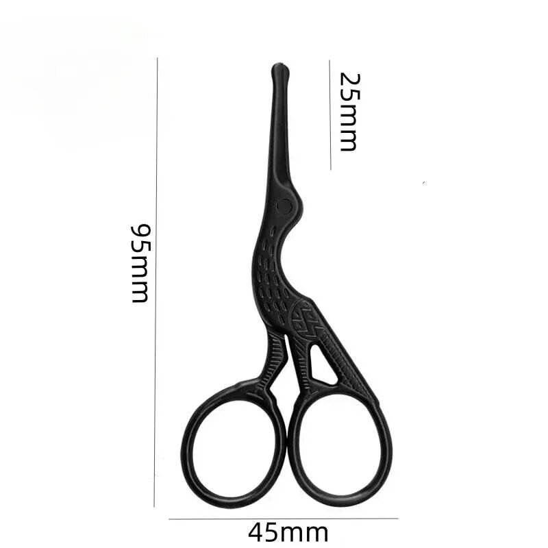 Ножницы для носа и бровей Stork Black 95mm