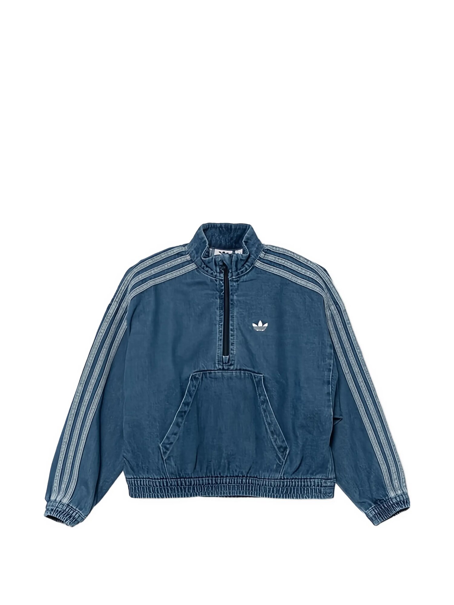 Куртка adidas Stripes pouch pocket jacket, размер 17 лет, Синий принт