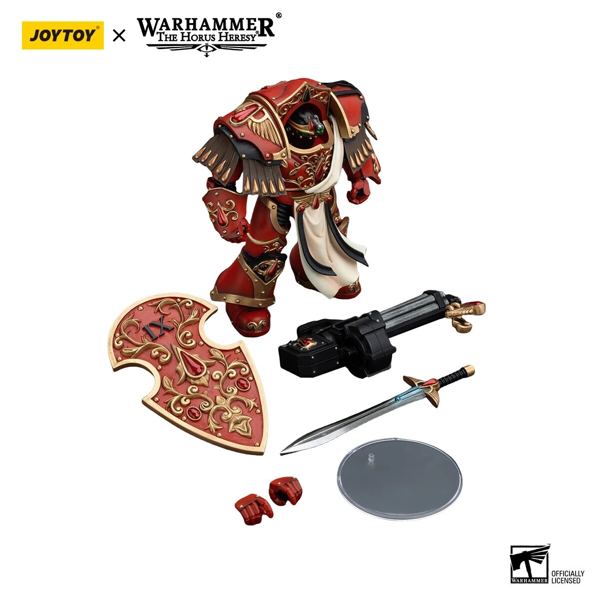 JOYTOY Warhammer 40K Blood Angels Crimson Paladins Squad Crimson Paladin с Lliastus AssaultCannon фигурка