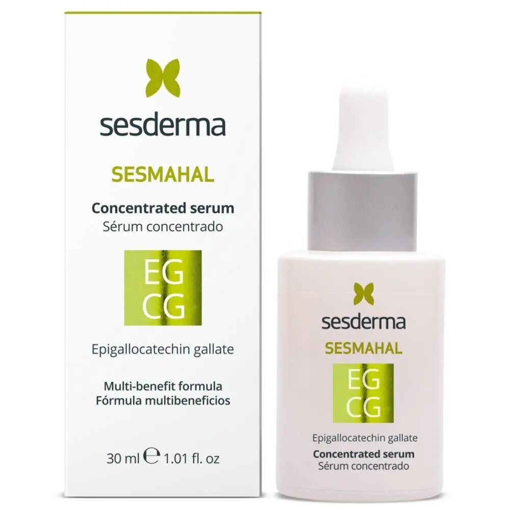 Сыворотка Sesderma Sesmahal, для лица, с экстрактом зелёного чая, 30мл