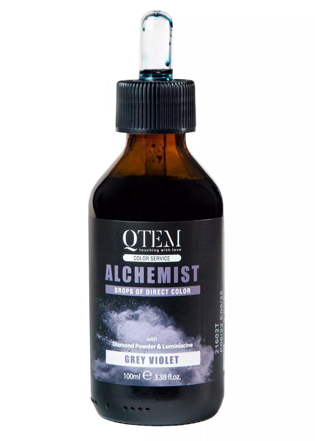 Qtem Капли прямого пигмента Alchemist Color Service, фиолетово-серый, 100 мл