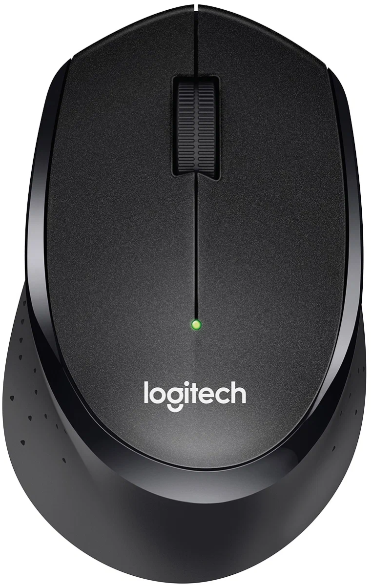 Мышь беспроводная Logitech M330 Silent Plus черный USB + радиоканал 910-004924