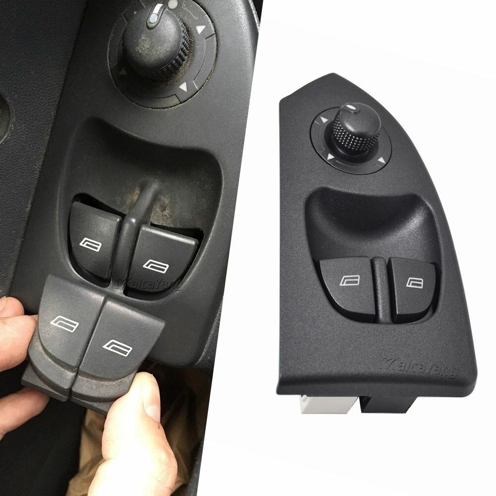 Переключатель стеклоподъемников (12 контактов) 735315619/735315616 для Fiat Ducato FL Peugeot Boxer, Citroen Jumper 2002-2006