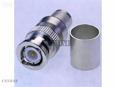 BNC штекер обжим для JBY400, LMR400; 2Ghz VSWR1.25 (надежный китайский аналог)