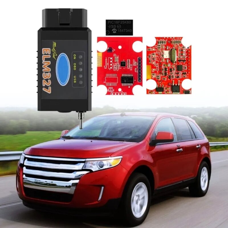 Подходит для Ford HS CAN / MS switch OBD2 code reader-версия Bluetooth — фото 1