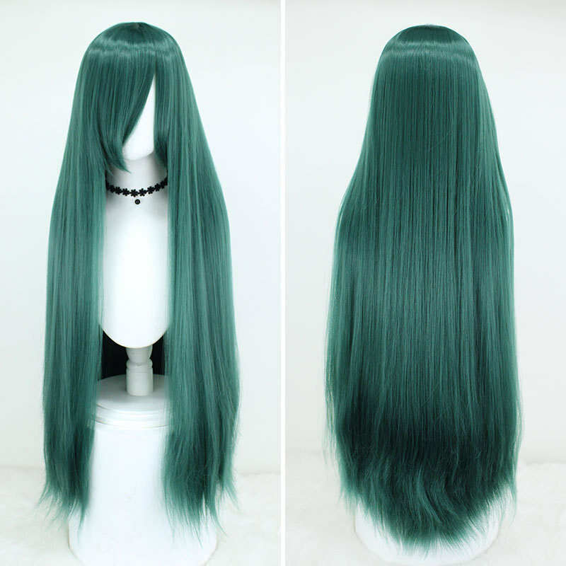 Парик для косплея аниме длинный прямой 100 см пушистый cosplay wig универсальный образ