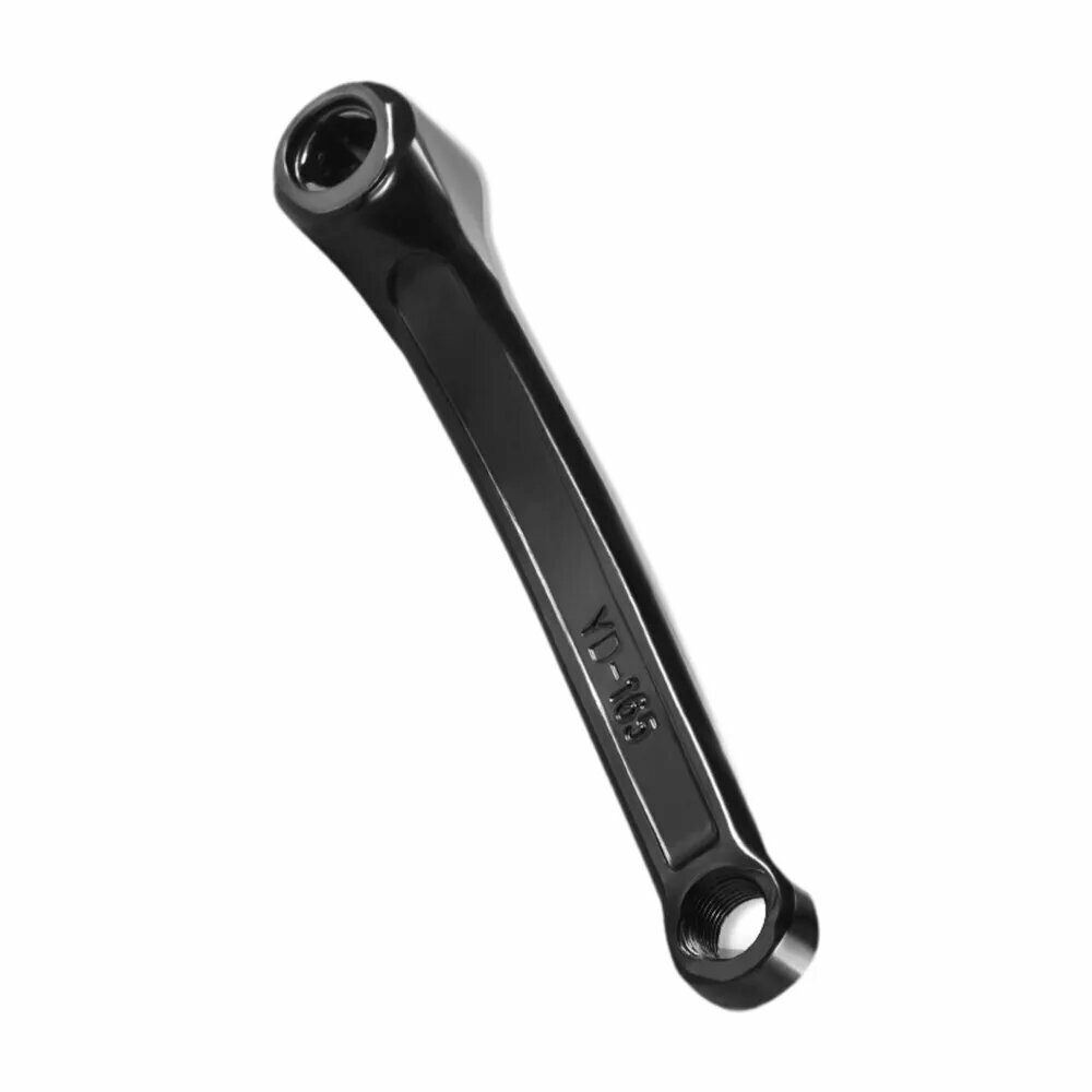 Левый шатун для велосипеда, прочный, черный, портативный, запасная часть 165 мм