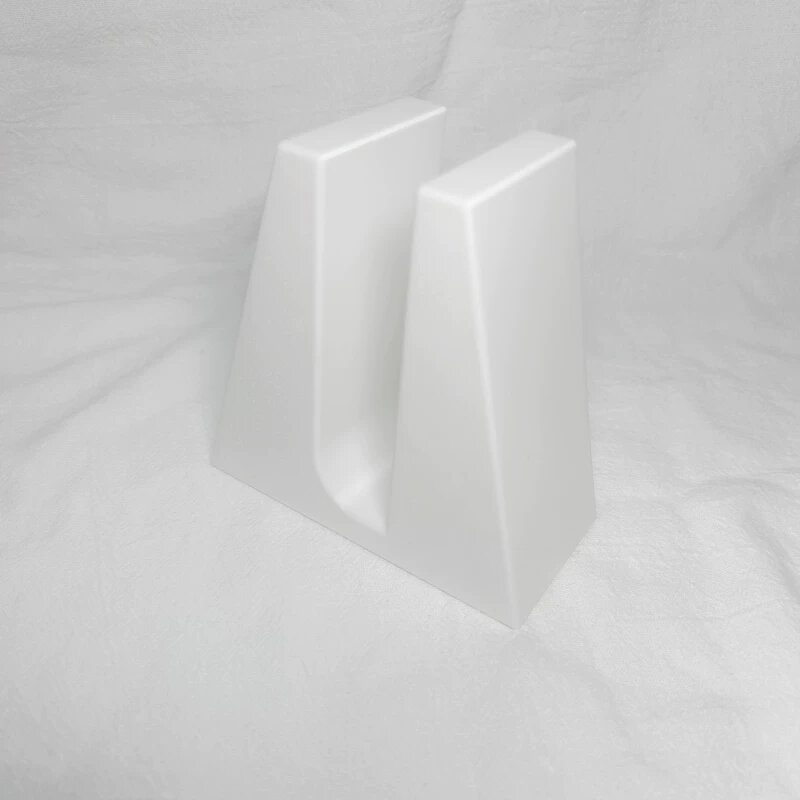 3D-печать U-образная подставка для весов белого цвета с регулируемой высотой и хранением, напольная модель
