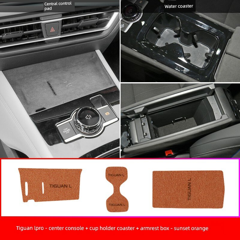 26 видов аксессуаров для салона автомобиля Volkswagen Tiguan LPRO, модифицированные декоративные аксессуары, органайзер