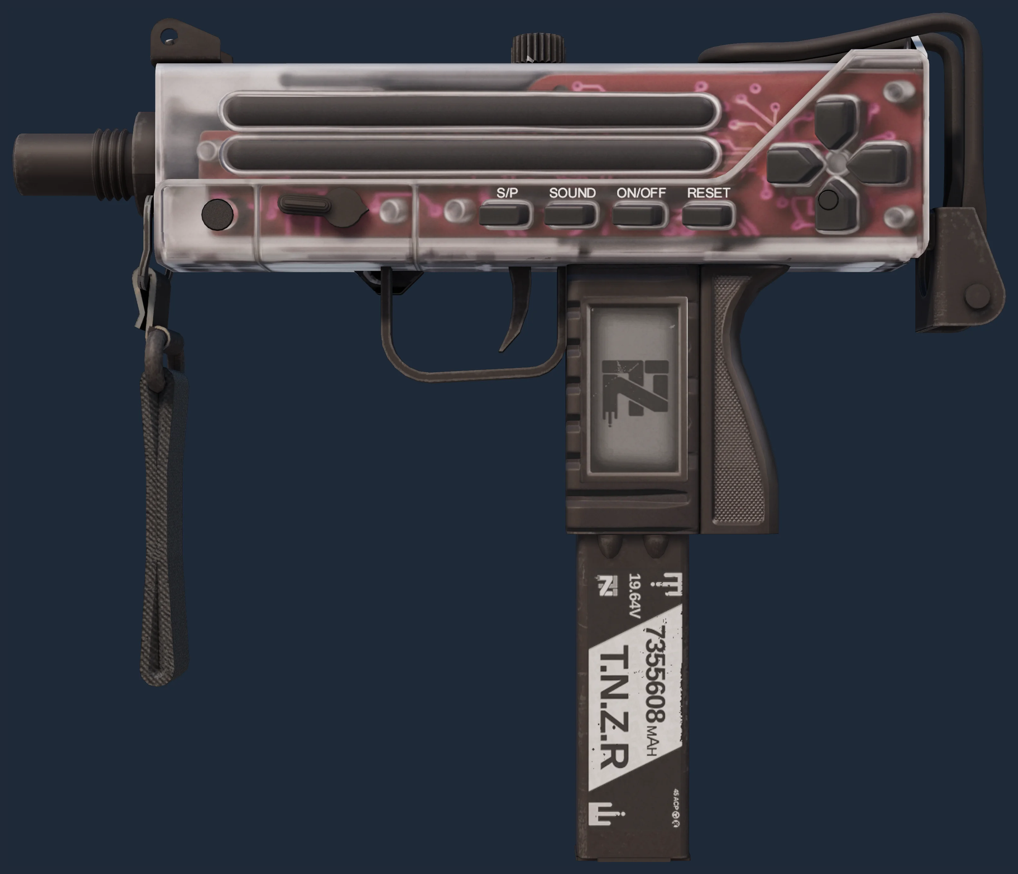 MAC-10 | Кнопкодав (Немного поношенное) Скины CS2 с быстрой автовыдачей steam trade