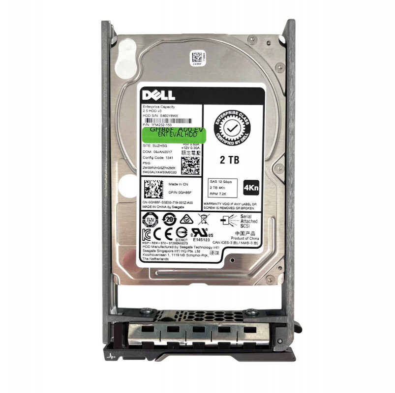 Жесткий диск Dell 400-AMUB 2TB SAS 2,5" HDD