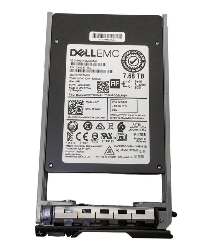 Жесткий диск Dell 2XA287-150 7.68TB SAS 2,5" SSD