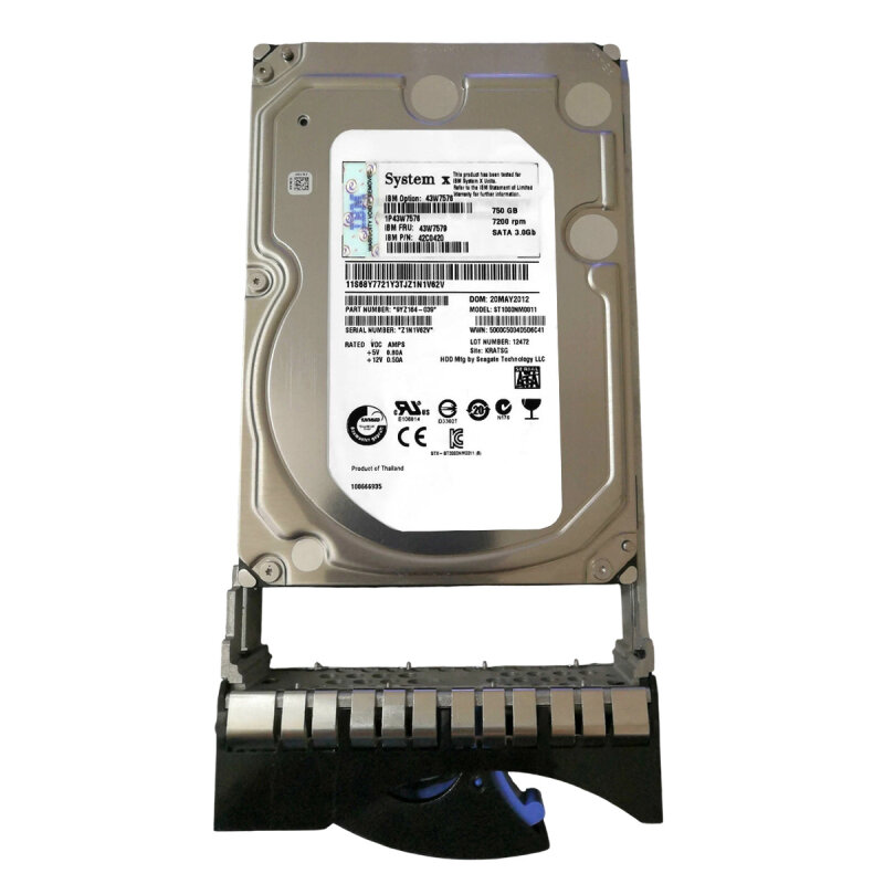 Жесткий диск IBM 43W7579 750Gb SATAII 3,5" HDD