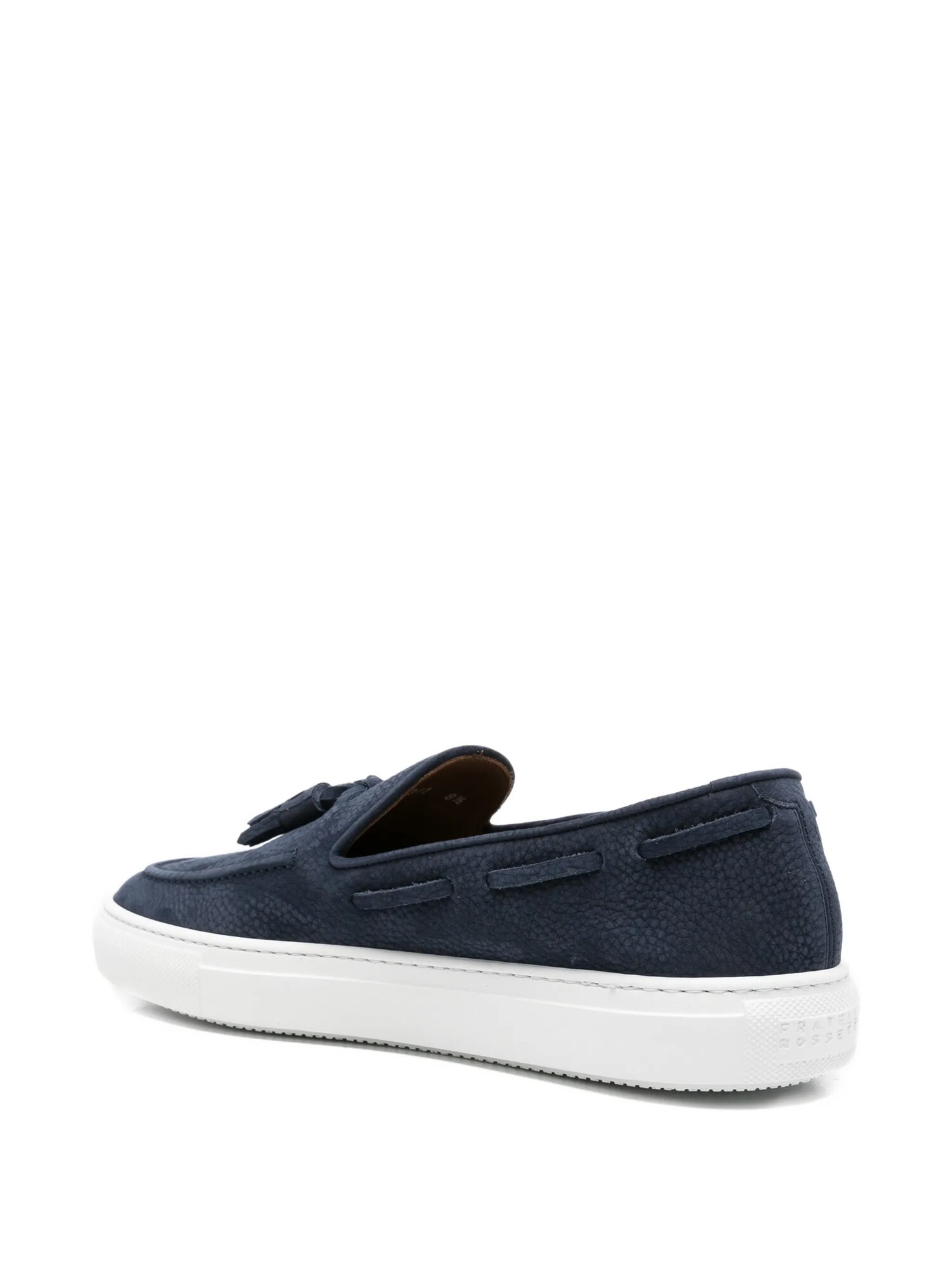 Лоферы Fratelli Rossetti Tassel pebbled loafers, размер 9, blue — фото 1