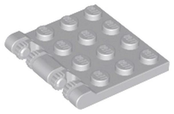 Деталь Lego 44570 Hinge Plate 3 x 4 Locking Dual 2 Fingers, 9 Teeth