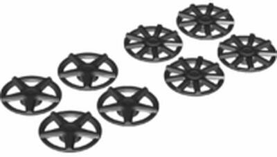 Деталь Lego 72210 Wheel Cover 5 Spoke and 9 Spoke for Wheel 72206pb01, 8 in Bag - 4 of Each (Multipack)