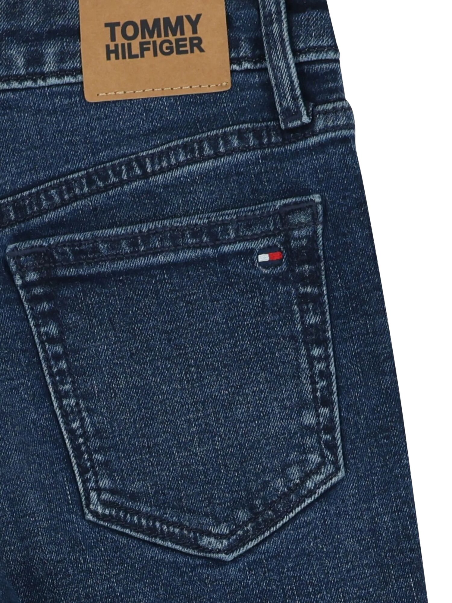 Брюки TOMMY HILFIGER, размер 110, синий — фото 1