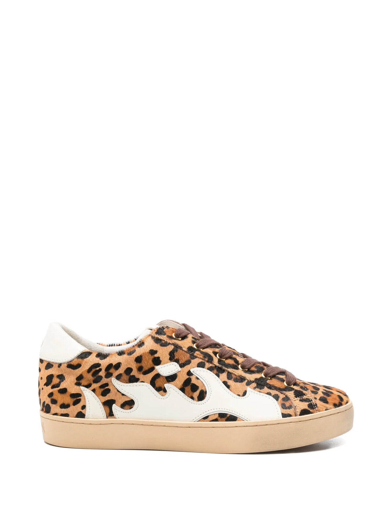 Кроссовки Leopard-pattern sneakers