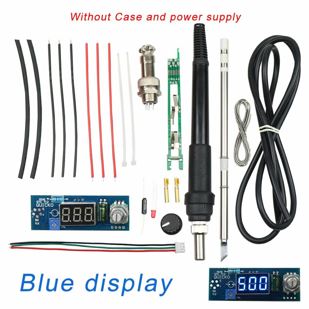 Цифровой регулятор температуры паяльника STC-LED-T12 DIY kits