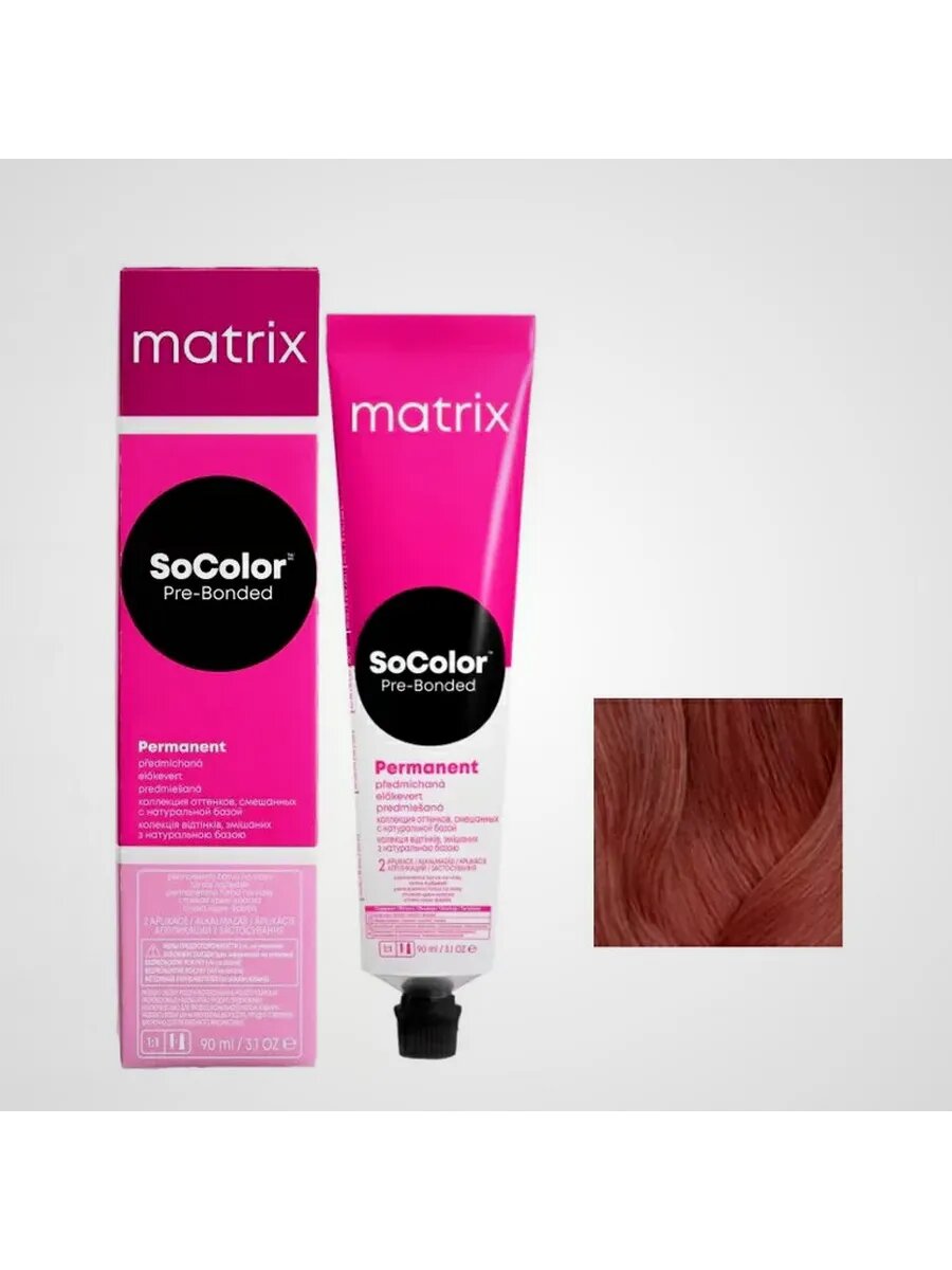MATRIX SoColor Pre-Bonded 6M Краска 90 мл