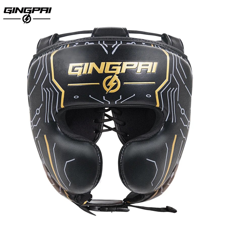 Профессиональный боксерский шлем GINGPAI SPORT для взрослых