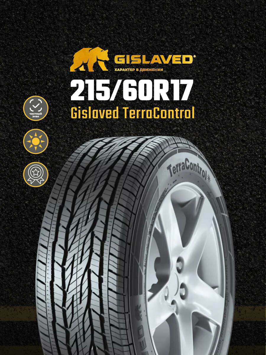 Gislaved TerraControl 215/60R17 96H летние шины для легковых автомобилей