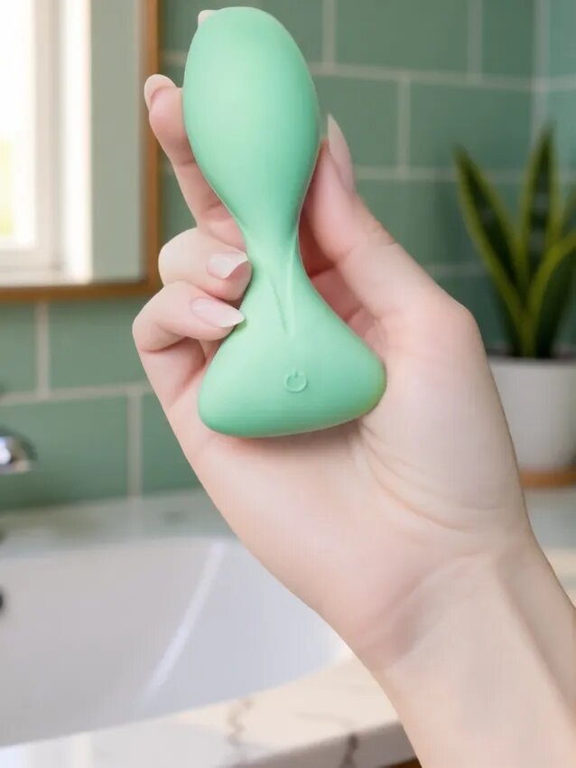 Зеленая анальная втулка с вибрацией Satisfyer Trendsetter, 10 режимов