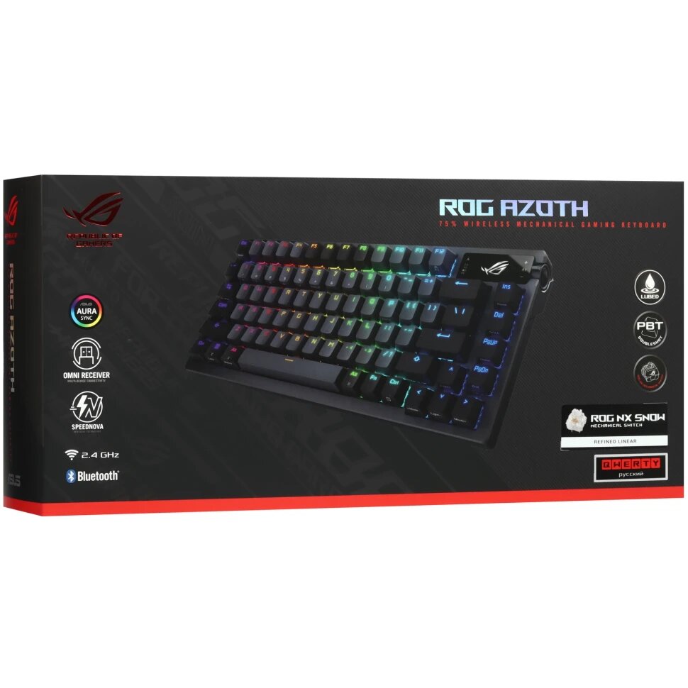 Клавиатура проводная + беспроводная ASUS M701 ROG Azoth, механическая