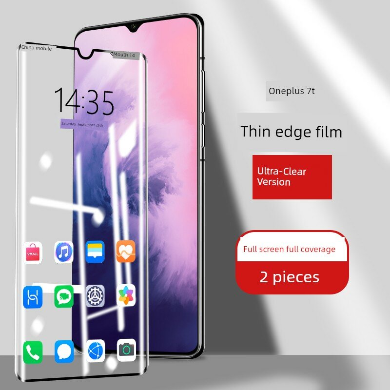 Защитное стекло One Plus 7T с алмазным покрытием, прозрачное, 2 шт, высокая четкость и антицарапинное