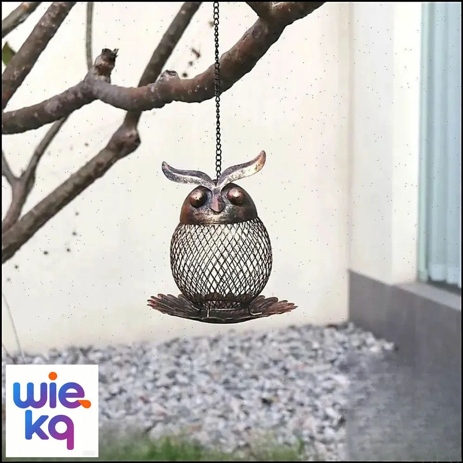 Эксклюзивная кованая кормушка для сов открытого типа-