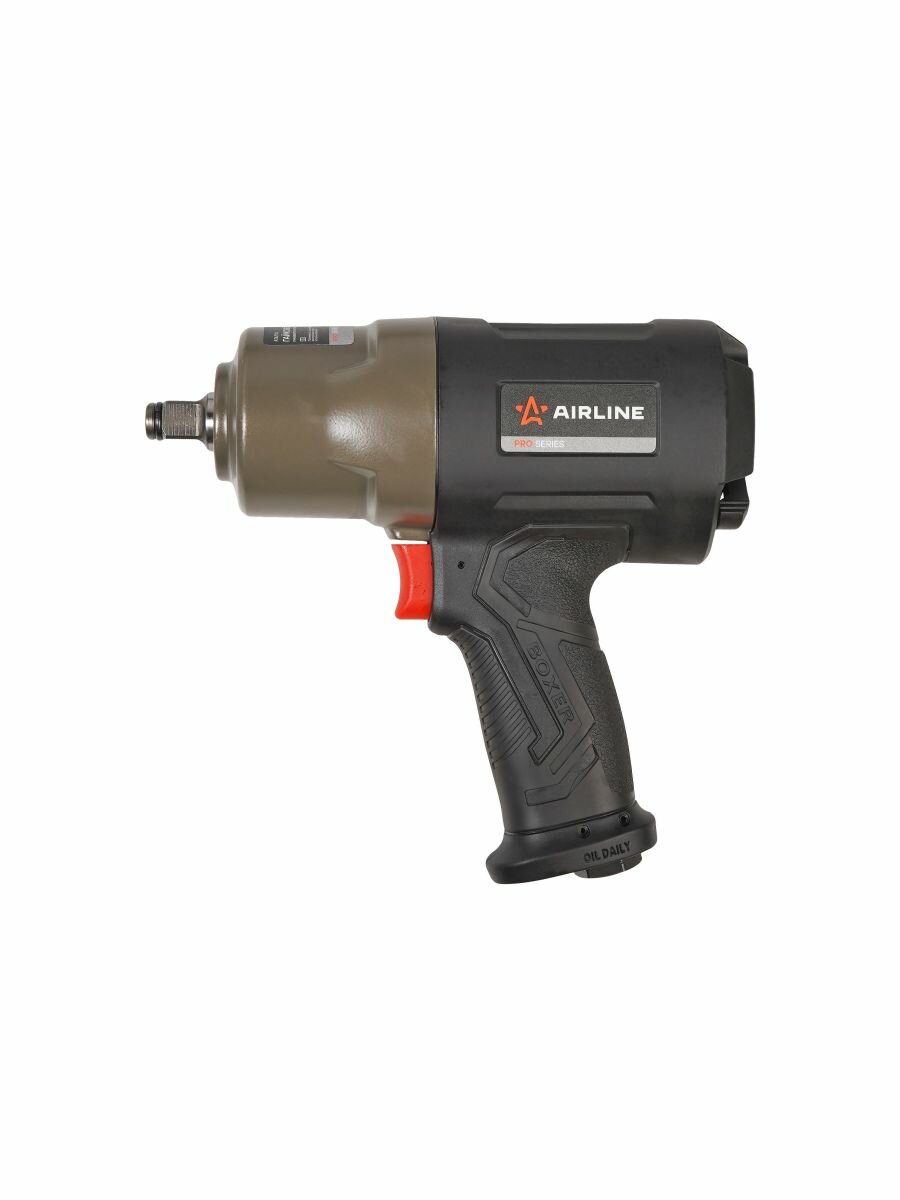 Гайковерт пневматический ударный композитный 1/2"DR 1890Нм PRO (AIRLINE)