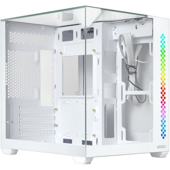 Корпус Ginzzu V440 RGB, белый