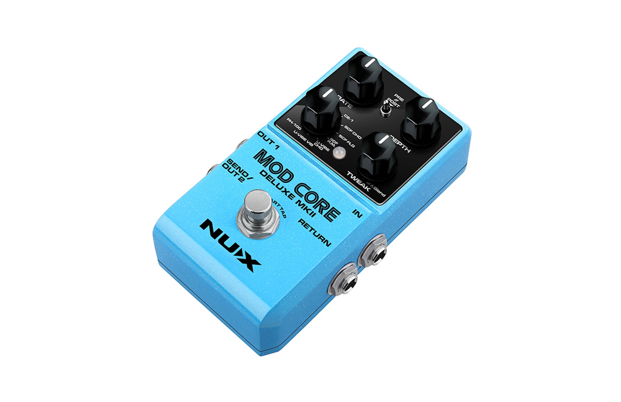 Mod-Core-Deluxe-MkII Педаль эффектов, 8 типов модуляции, Nux