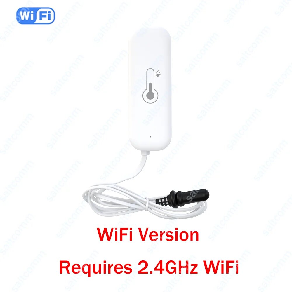 Датчик температуры и влажности SaltComm Tuya Zigbee WiFi Version