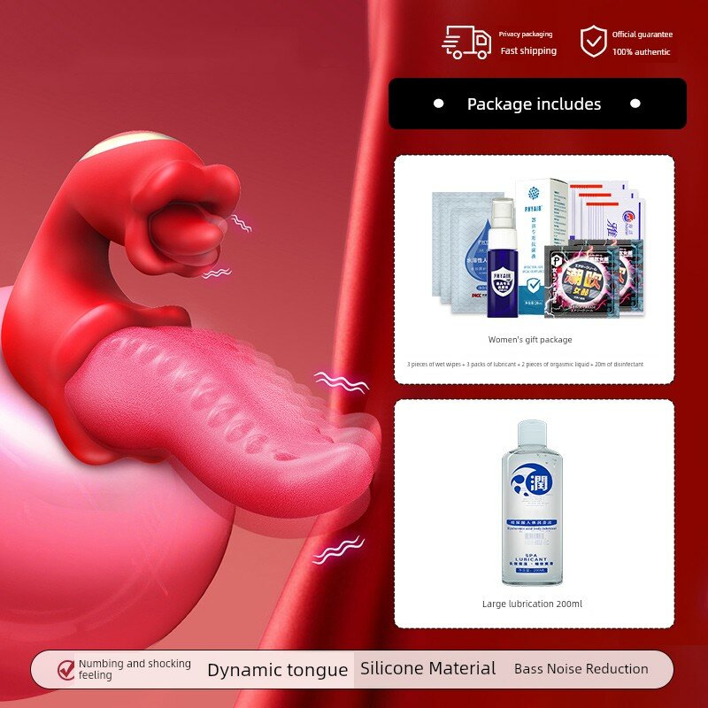 Мощный вибрирующий стимулятор для языка, секс-игрушка для женской мастурбации, массажер для клиторального оргазма,