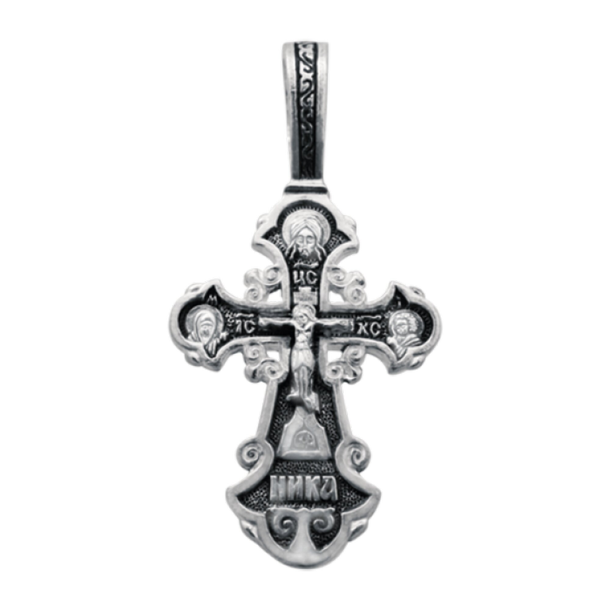 Подвеска, серебро, 925 проба, чернение