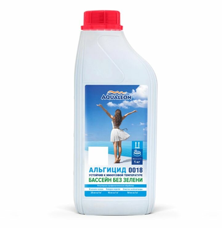 Альгицид для бассейна 1 л AQUALEON