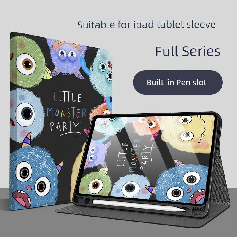 Премиум-чехол для iPad mini 6 8.3-дюймового с отсеком для ручки — Черный