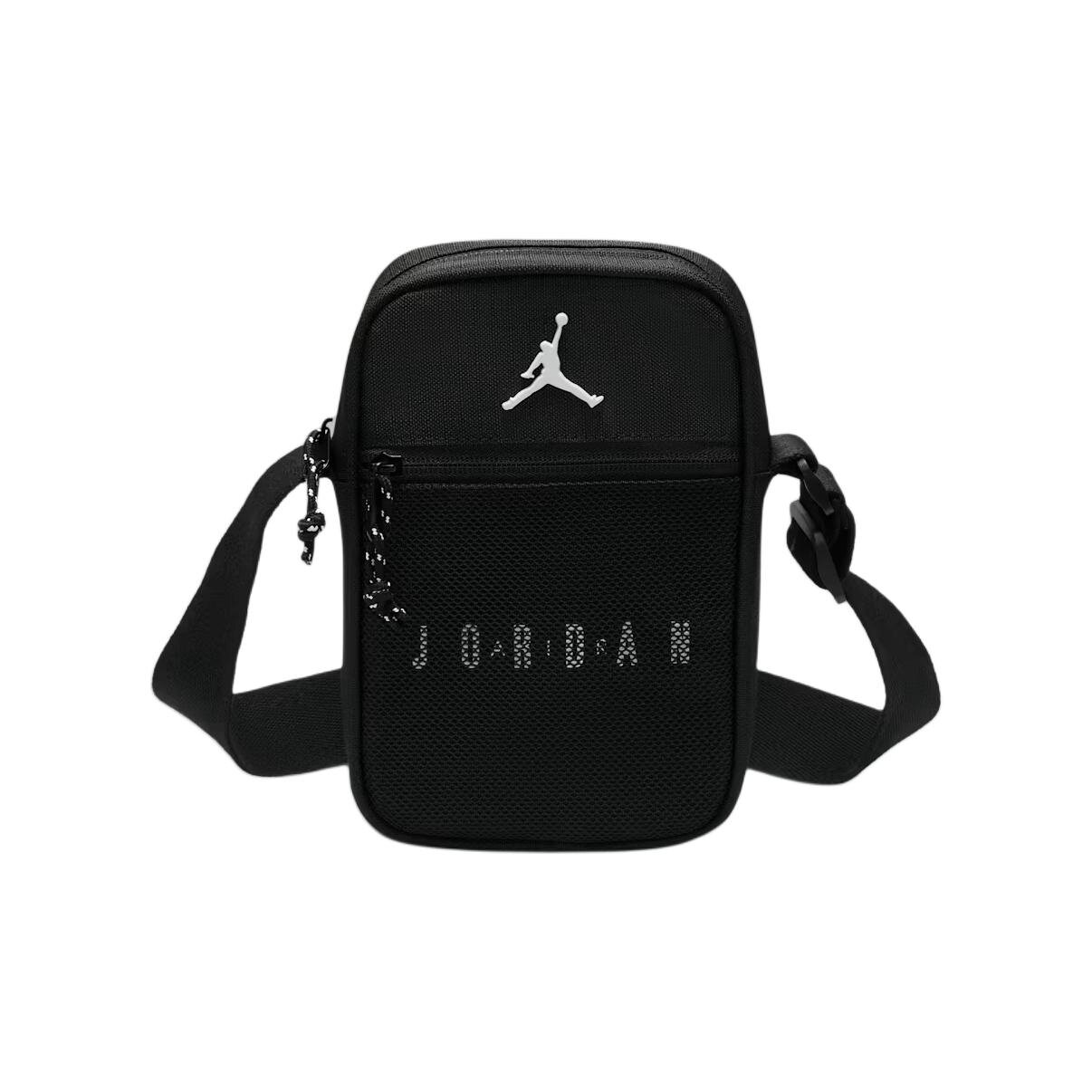 Сумка Jordan, фактура пэчворк, черный — фото 1