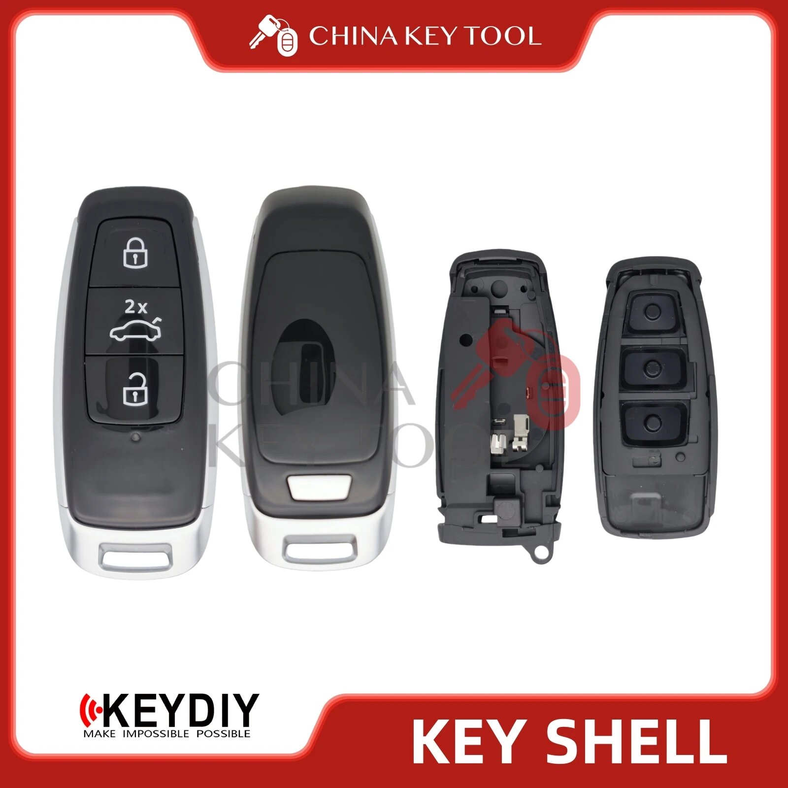 Корпус ключа VW MLB MQB, BlackShell Only, 04AL