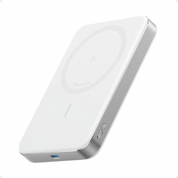 Внешний аккумулятор MagSafe Anker Nano MagGo 10K Mah 30W LCD MS Qi2 белый