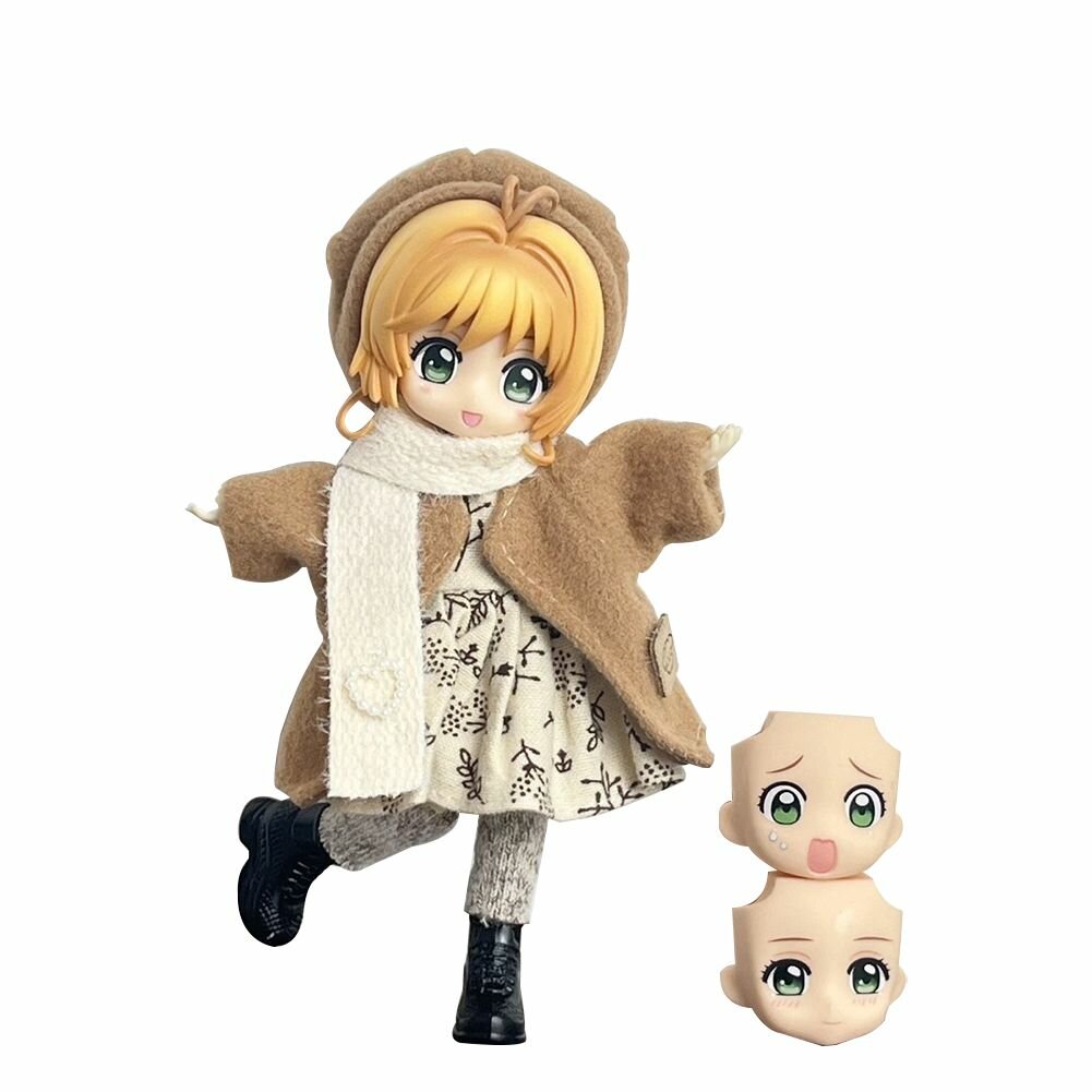 Фигурка Сакура собирательница карт Сакура Киномото / Cardcaptor Sakura Sakura Kinomoto figure (14см) Коллекционная кукла BJD Подарки для болельщиков