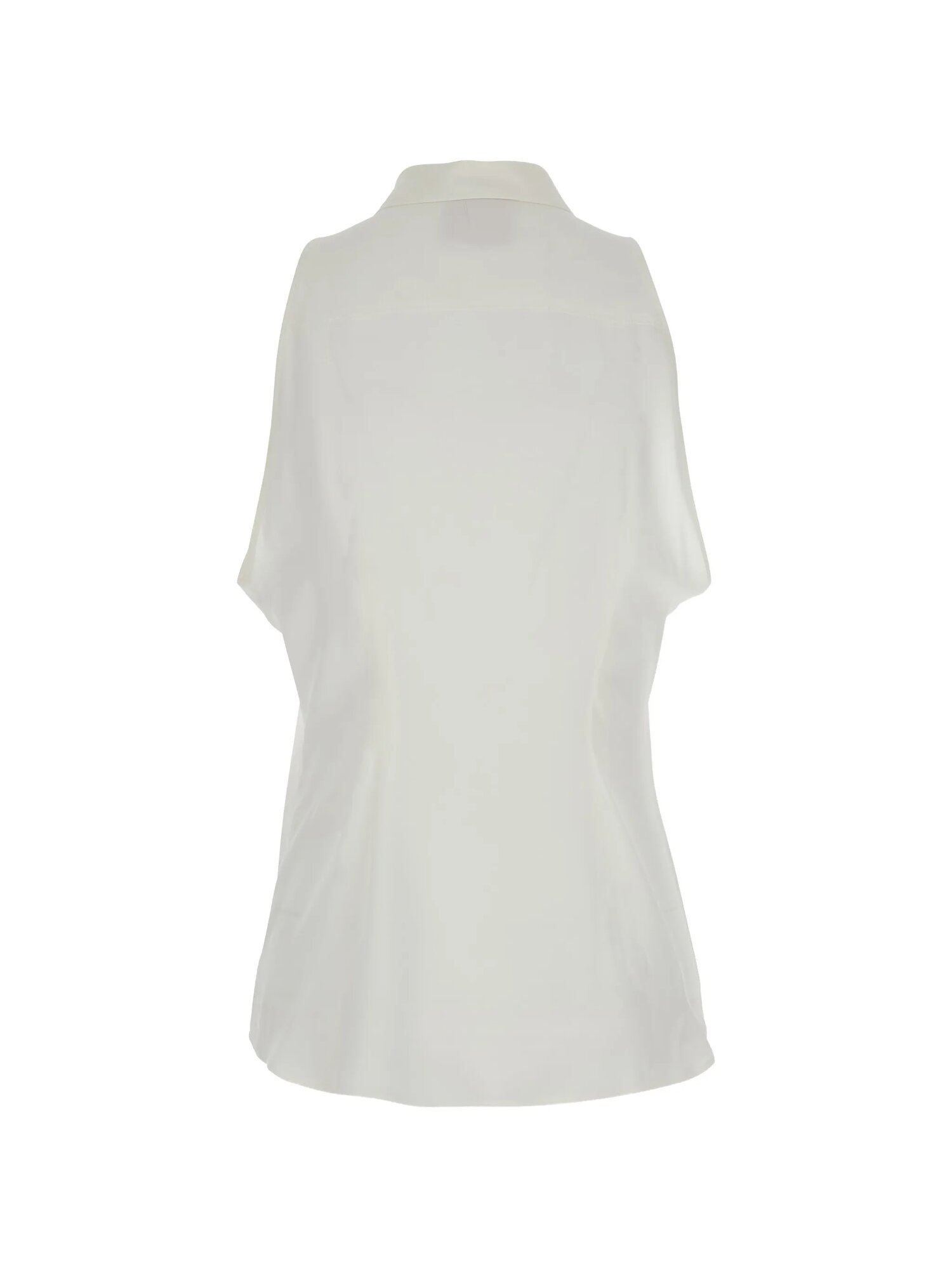 Рубашка ..,merci Sleeveless button-up shirt, размер 40, white — фото 1