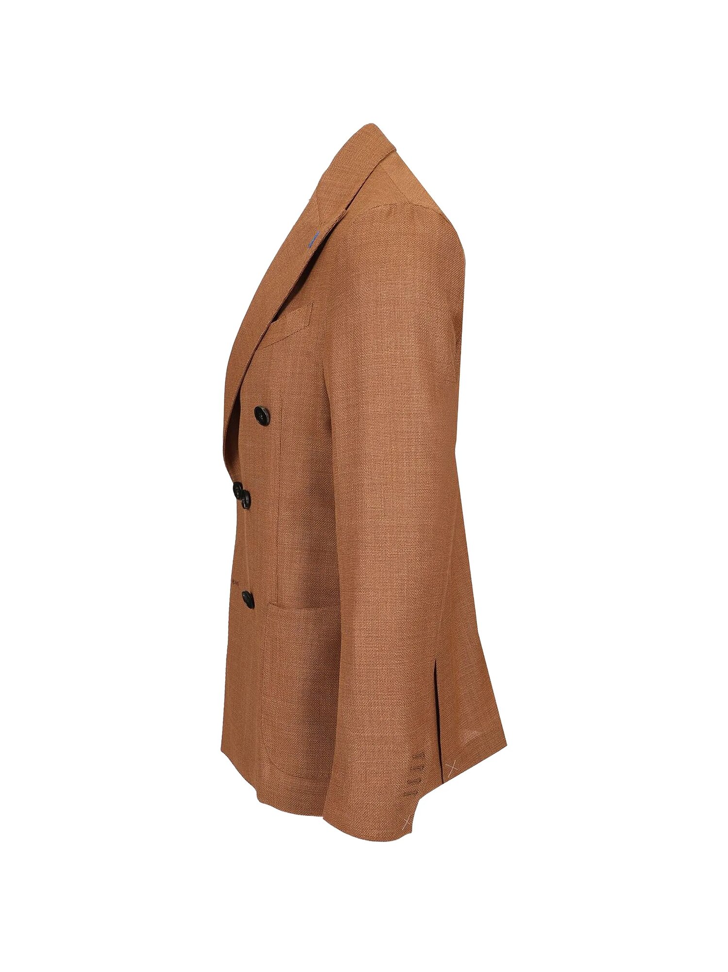Пиджак GUARINUCCI Double-breasted wool blazer, размер 46, коричневый — фото 1