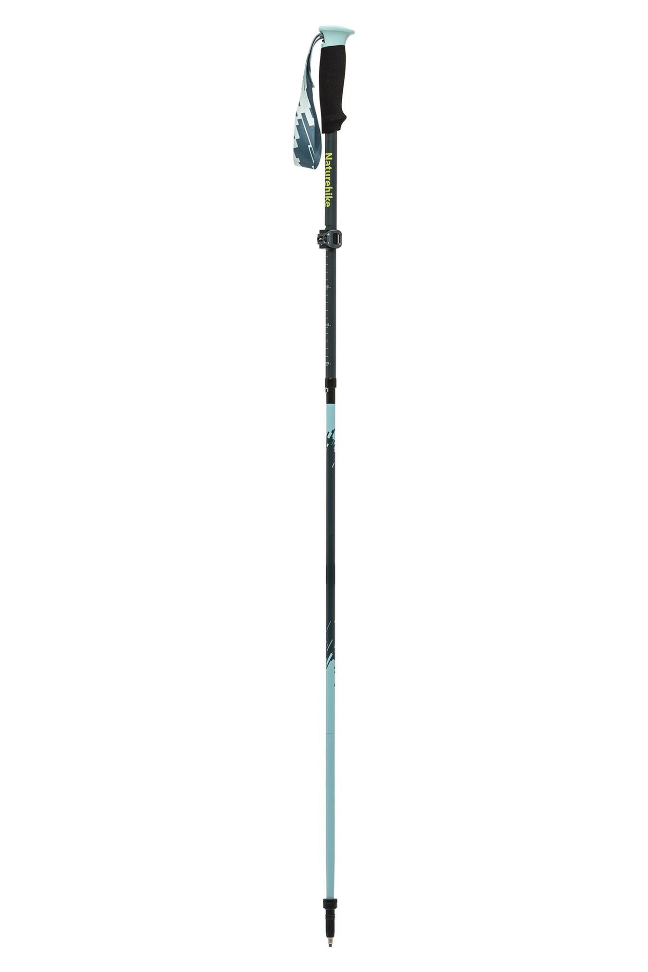 Палка треккинговая Naturehike Sunsia 5-Ext Five-Section Carbon Fiber Folding Trekking Pole Glacier Blue (см:115-135)